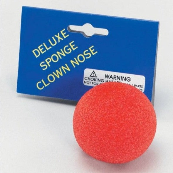 Classic Sponge Clown Nose – Magic by Post