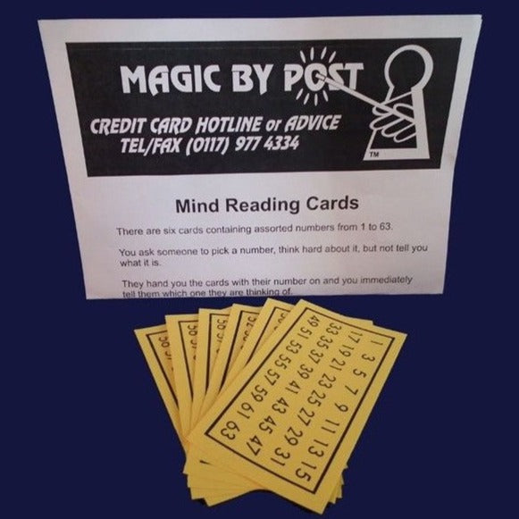 Magic Age Mind Reading Cards – Magic by Post