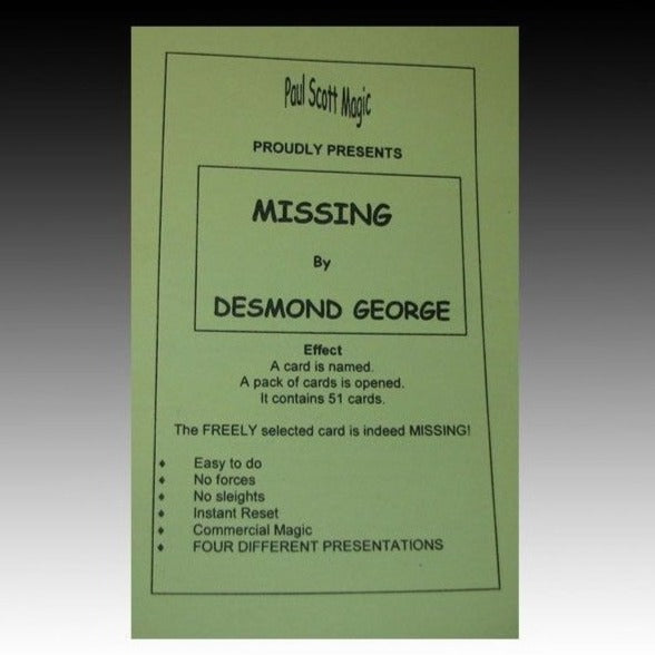 Missing – Magic by Post